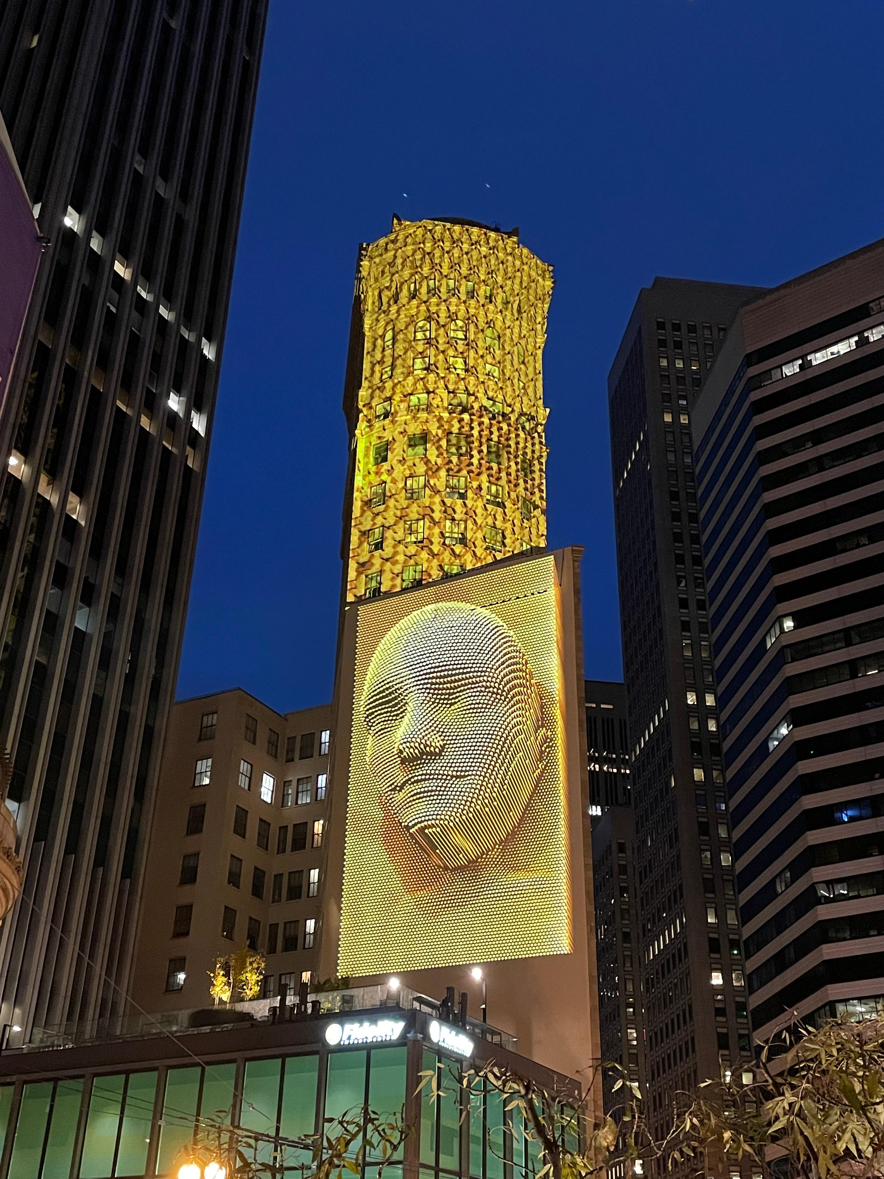 Holiday Projection Mapping by A3 Visual: Let's Glow SF 2022