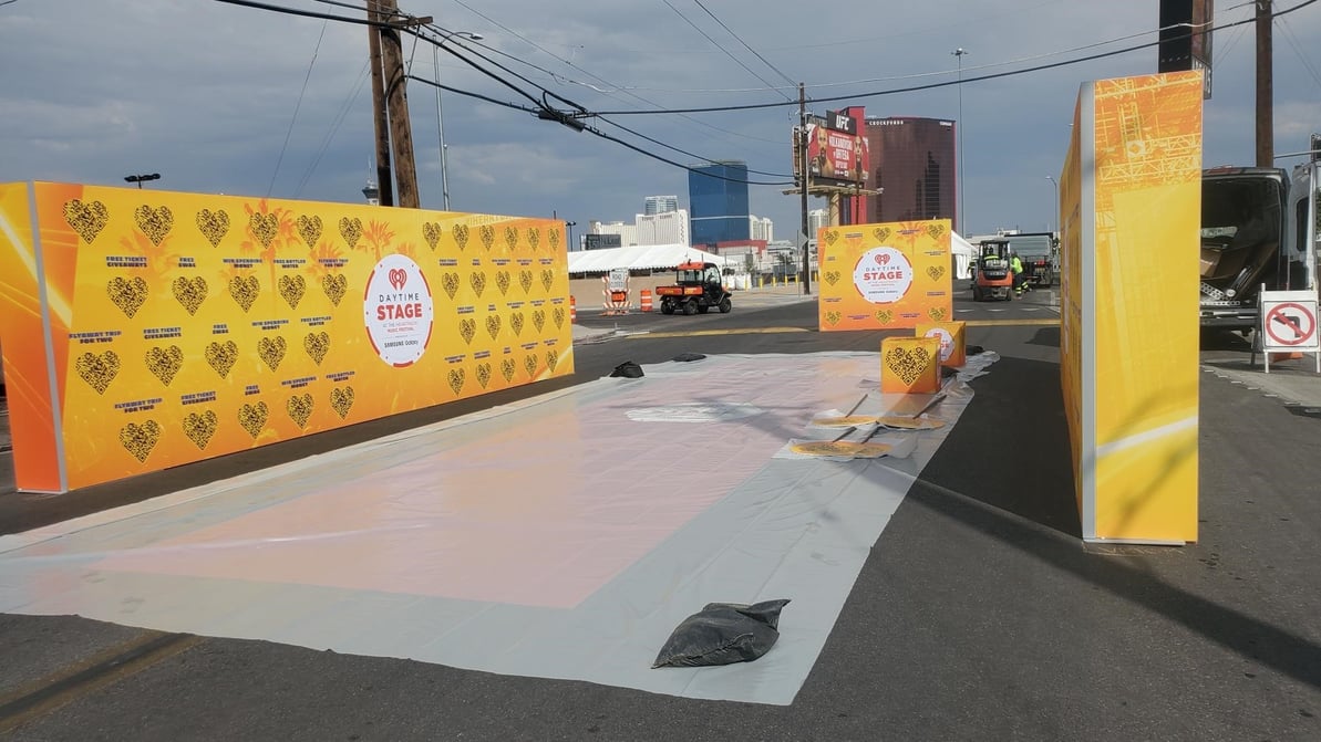 A Closer Look at iHeartRadio's Daytime Stage Installation