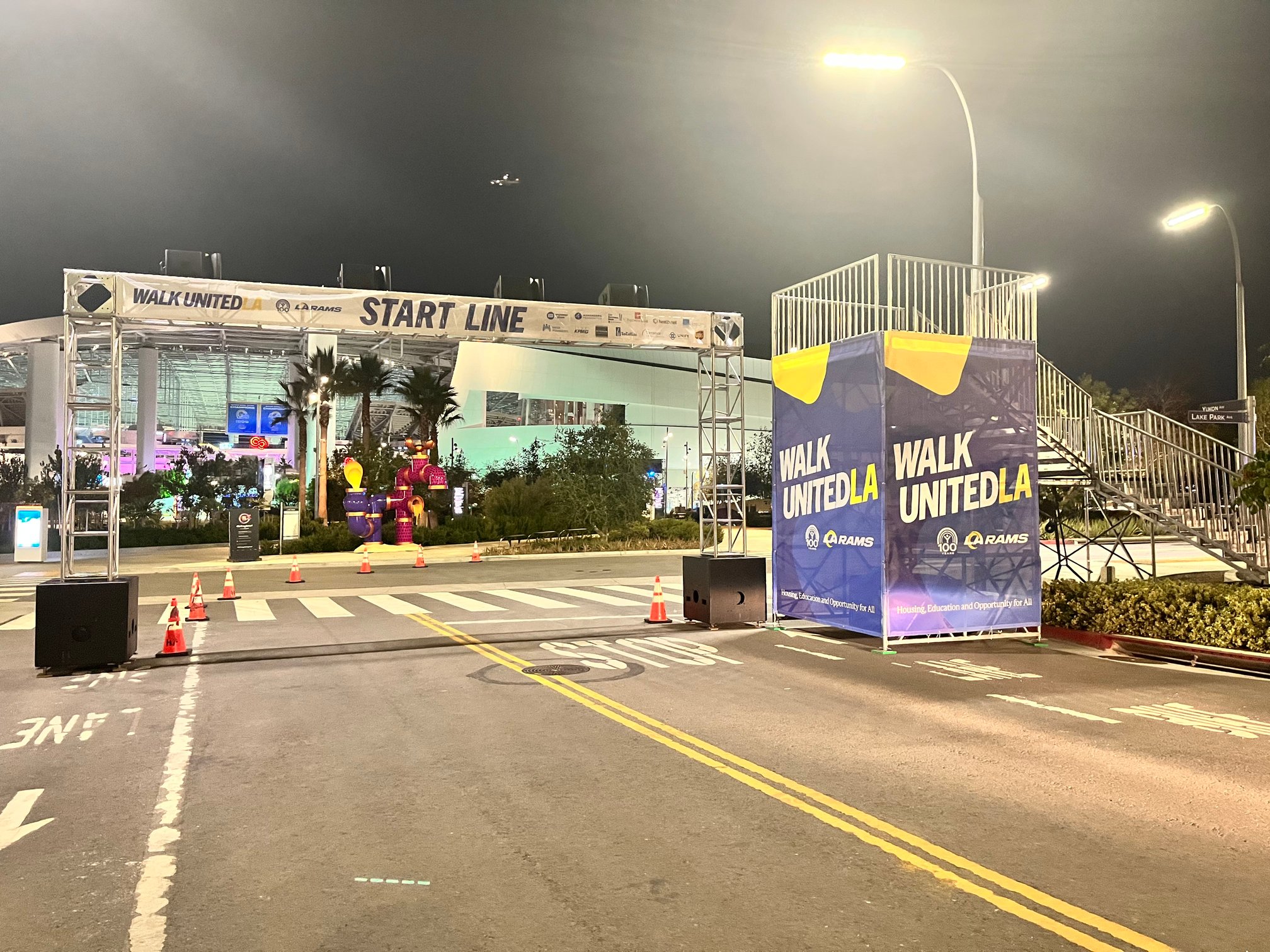 Event Graphics for WalkUnitedLA 2022