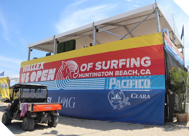Creating an engaging event at the WSL US Open of Surf