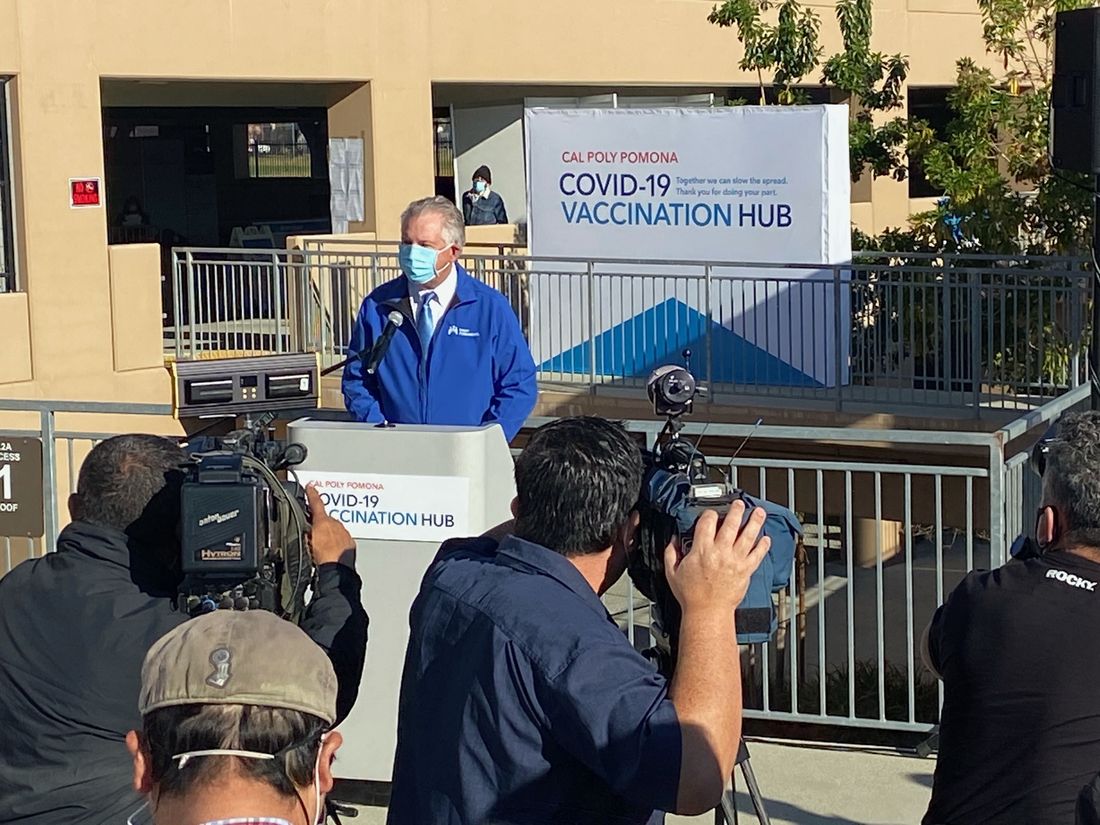 COVID-19 Vaccination Centers with A3 Visual