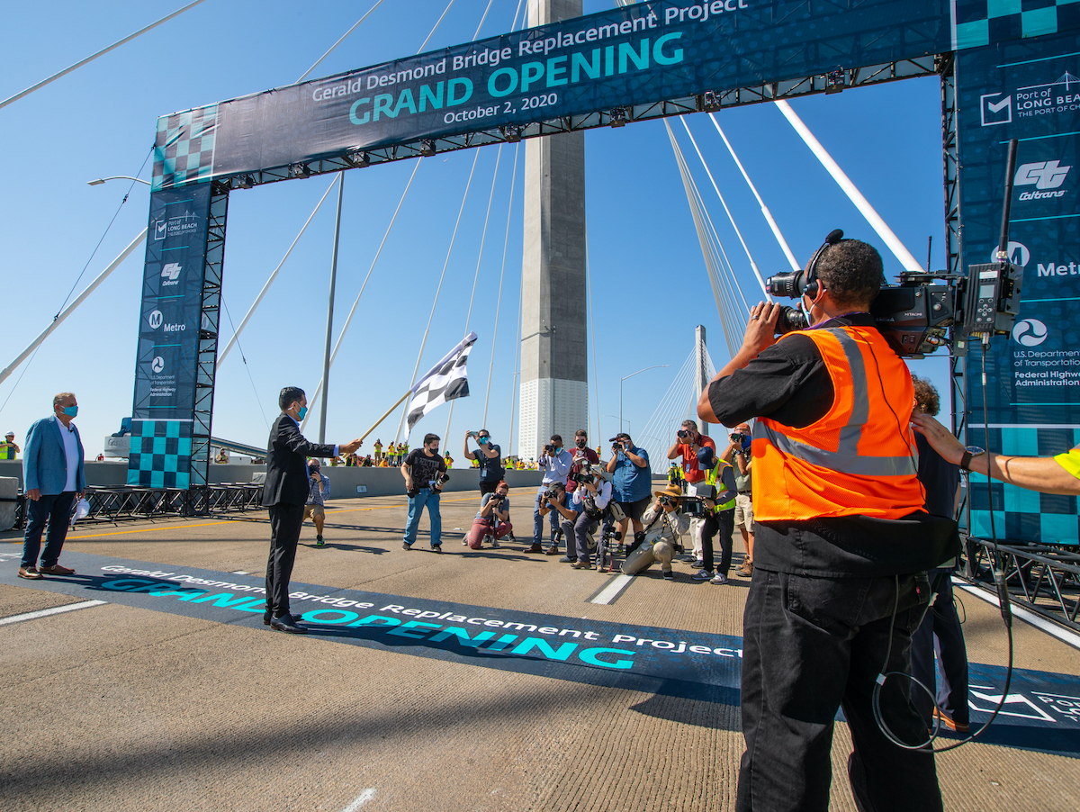 Historic Grand Opening for Port of Long Beach Bridge