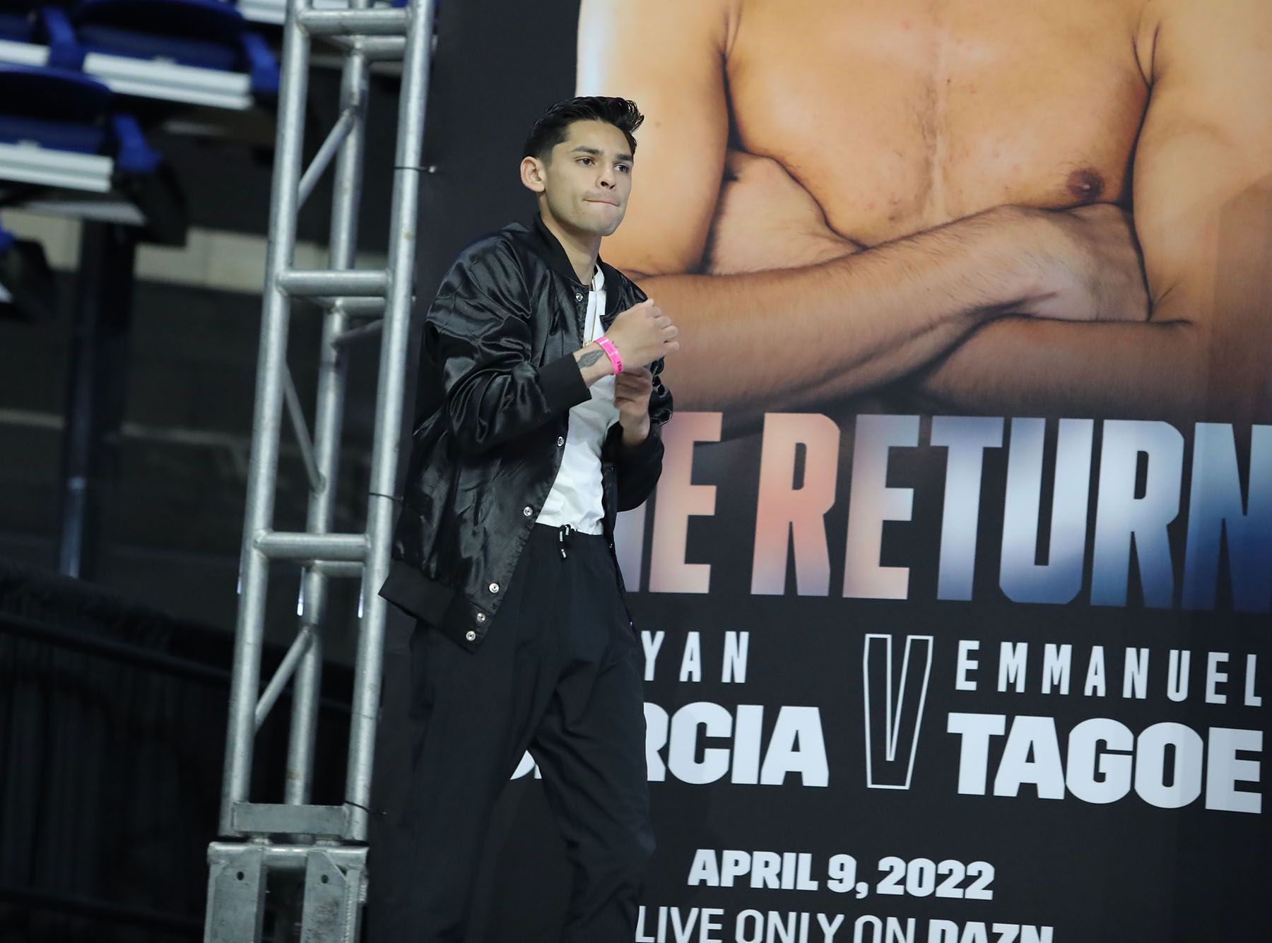 Print Graphics for Ryan Garcia Vs. Emmanuel Tagoe Face Off & Fight